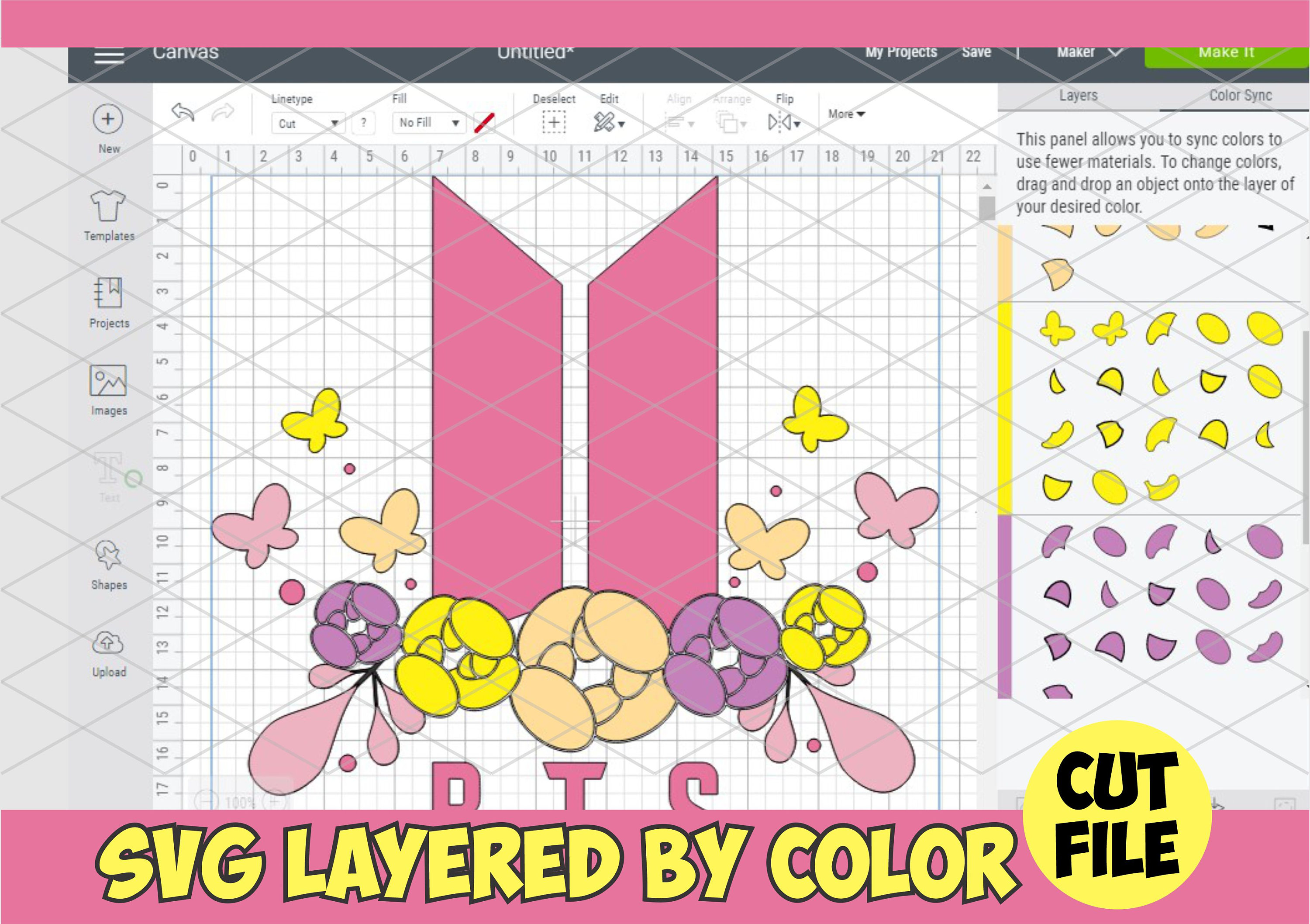 Bts Svg Cut File BTS FLOWERS Clipart BTS Png K-pop Svg Bts - Etsy