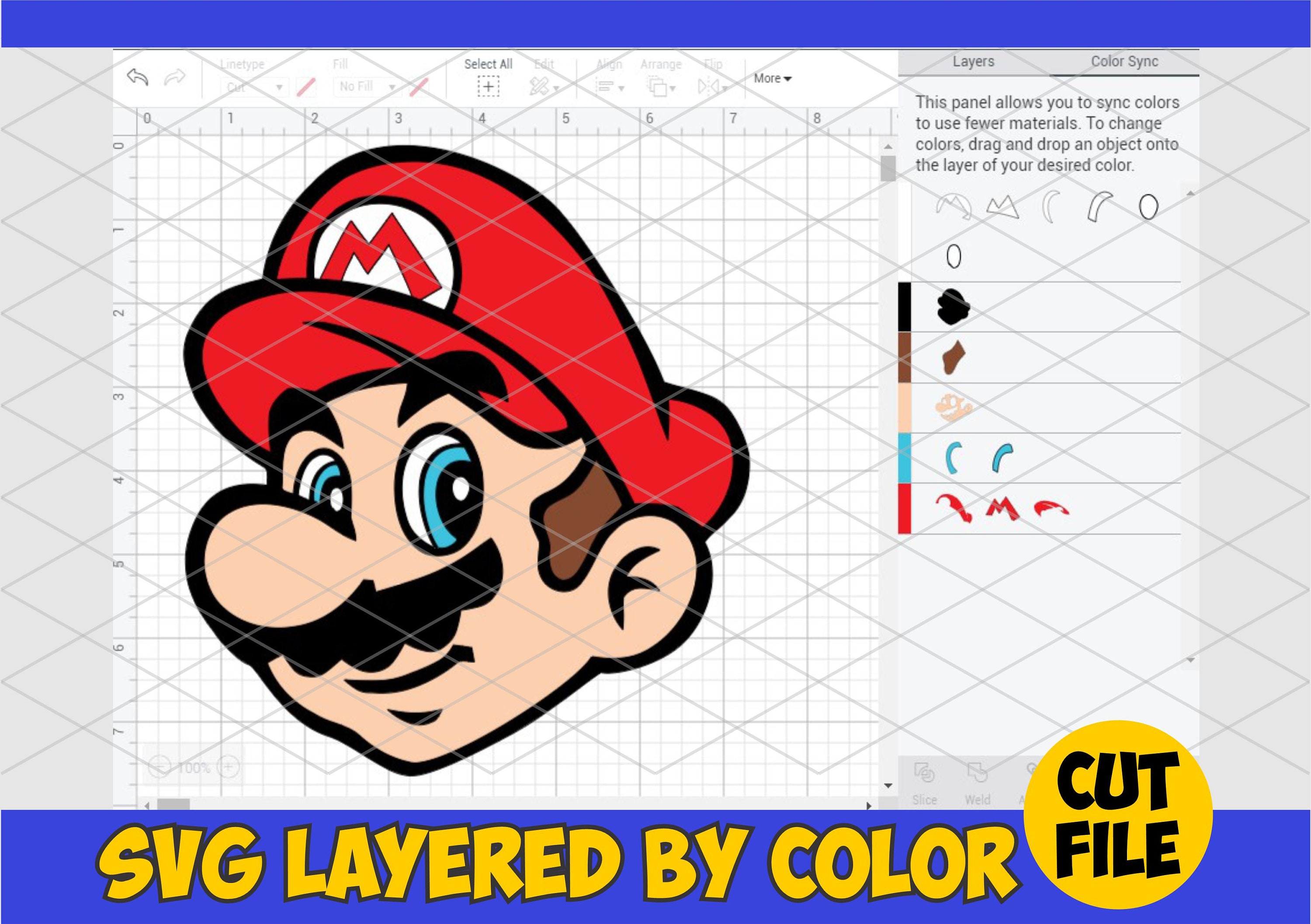 Super Mario Svg Mario Svg Cricut Svg Silhouette Video Game | Etsy
