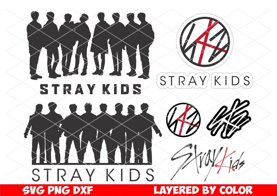 Stray Kids SVG Bundle Kpop Layered by Color Easy Cut - Etsy Finland