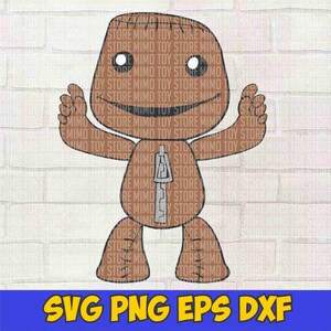 Sackboy SVG: Layered Cut File (digital Download) - Etsy