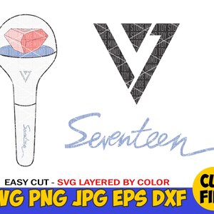 Seventeen K Pop Svg Cut File Seventeen Clipart Seventeen - Etsy Canada