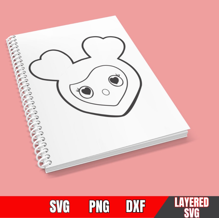 Twice Lovelys Face SVG PNG DXF - K-pop Outline (digital Download) - Etsy