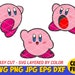 Kirby Svg ,easy Cut, Layered by Color, Cutting File Cricut - Etsy