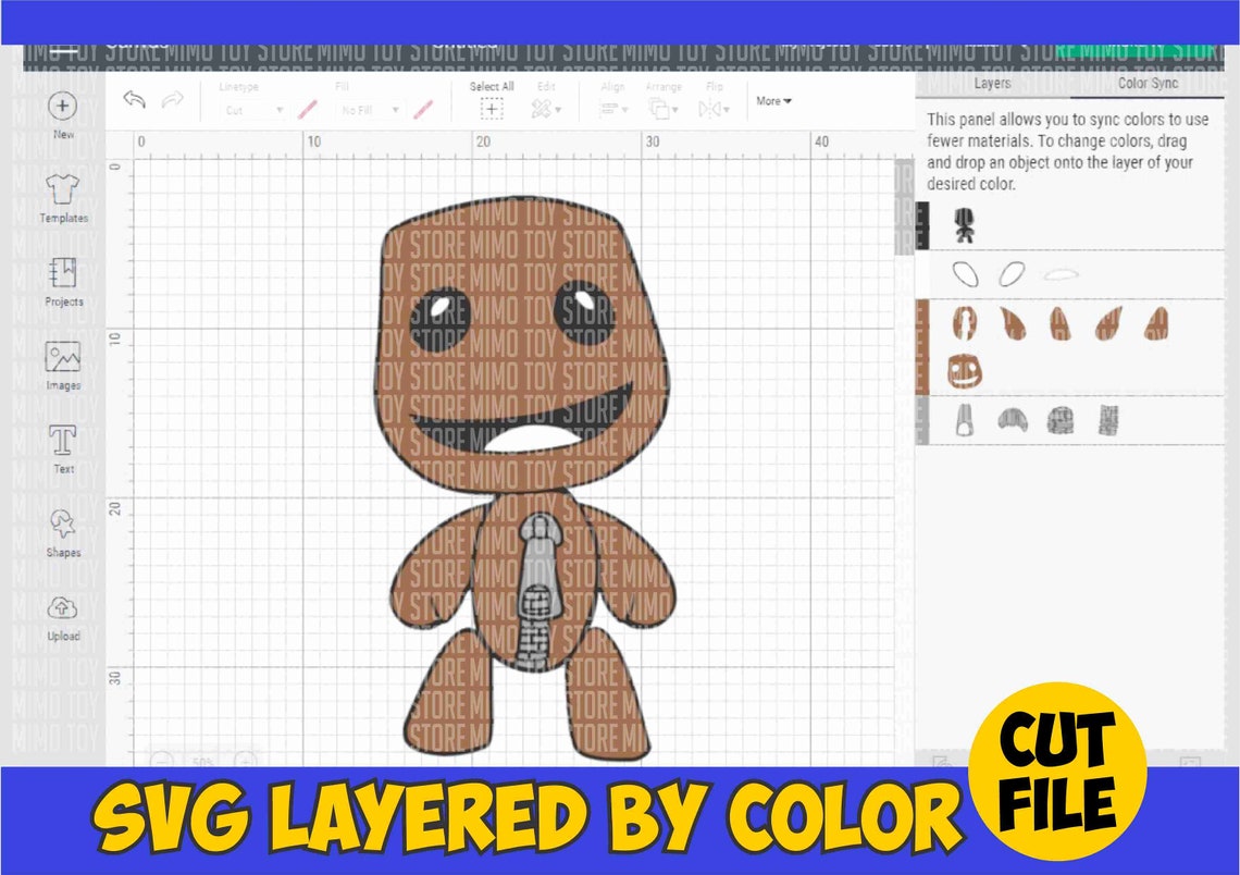 Sackboy SVG: My Little Big Planet Cut File (digital Download) - Etsy