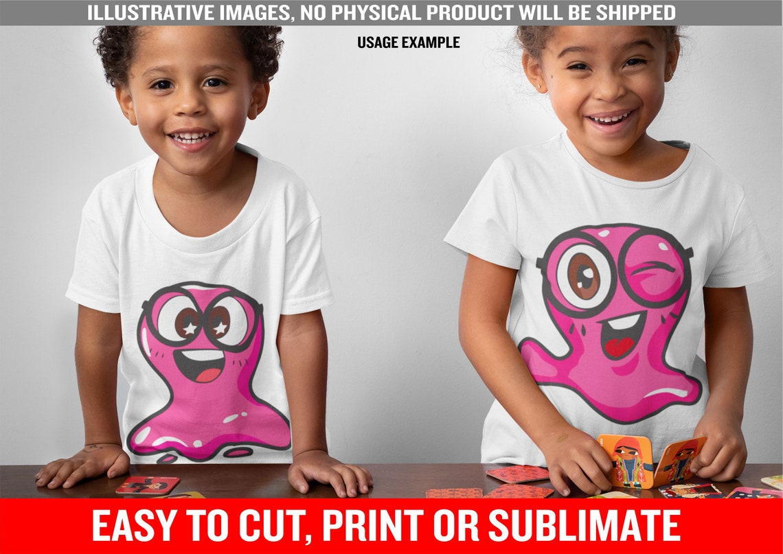 Slime Sam Svg Layered by Color Clipart Vector Easy Cut - Etsy UK