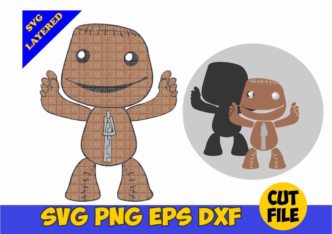 Sackboy Svg Capas por color Corte fácil Cricut Silueta - Etsy España