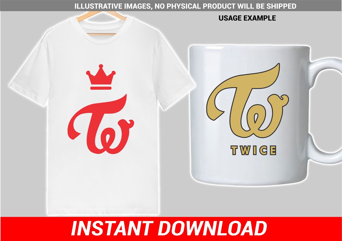 Twice SVG Layered by Color Outline Included Easy Cut - Etsy