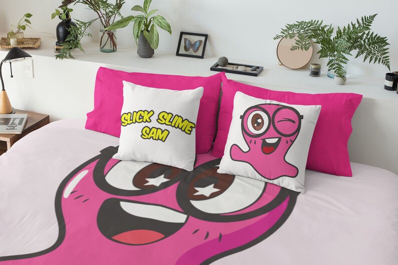 Slime Sam Svg Layered by Color Clipart Vector Easy Cut - Etsy