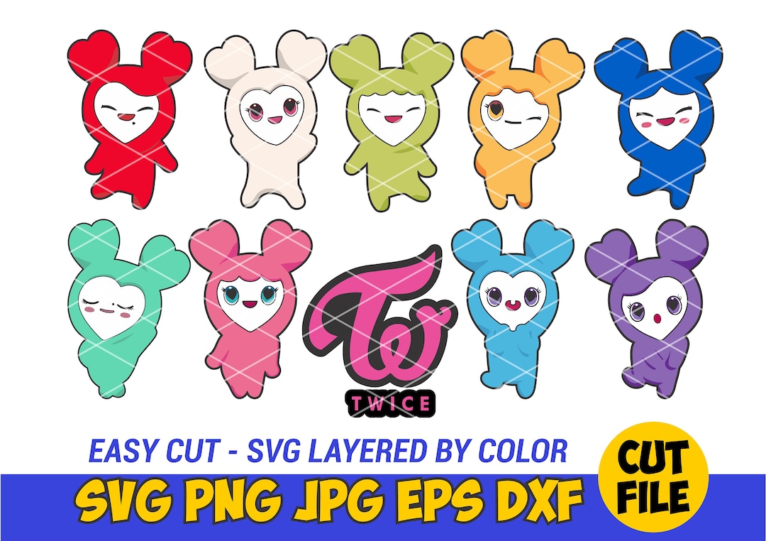 Twice SVG Twice Lovelys SVG Twice Lovelys Clip Art - Etsy UK