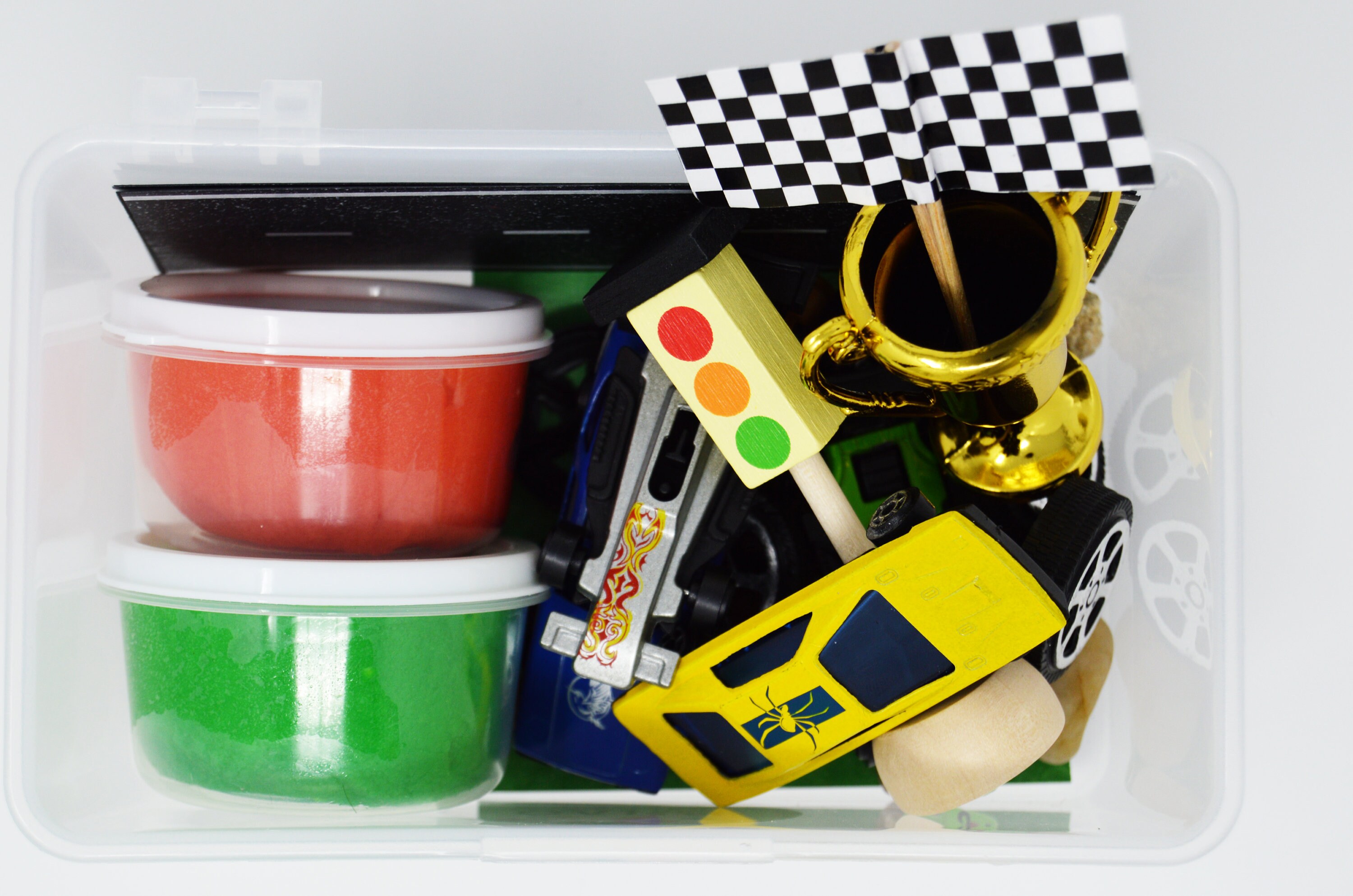 Car Playdough Kit; Cars Bizzy Box; Sensory Kit; Racing Craft;birthday ...