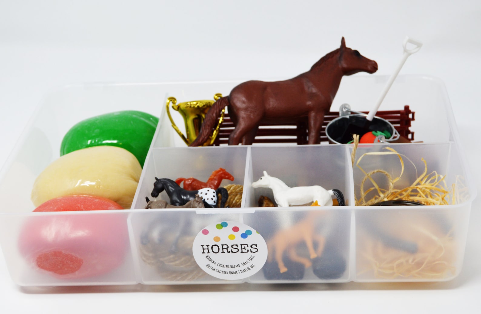 Horse Playdough Kit; Horse Bizzy Box; Sensory Kit; Horse Craft;birthday ...