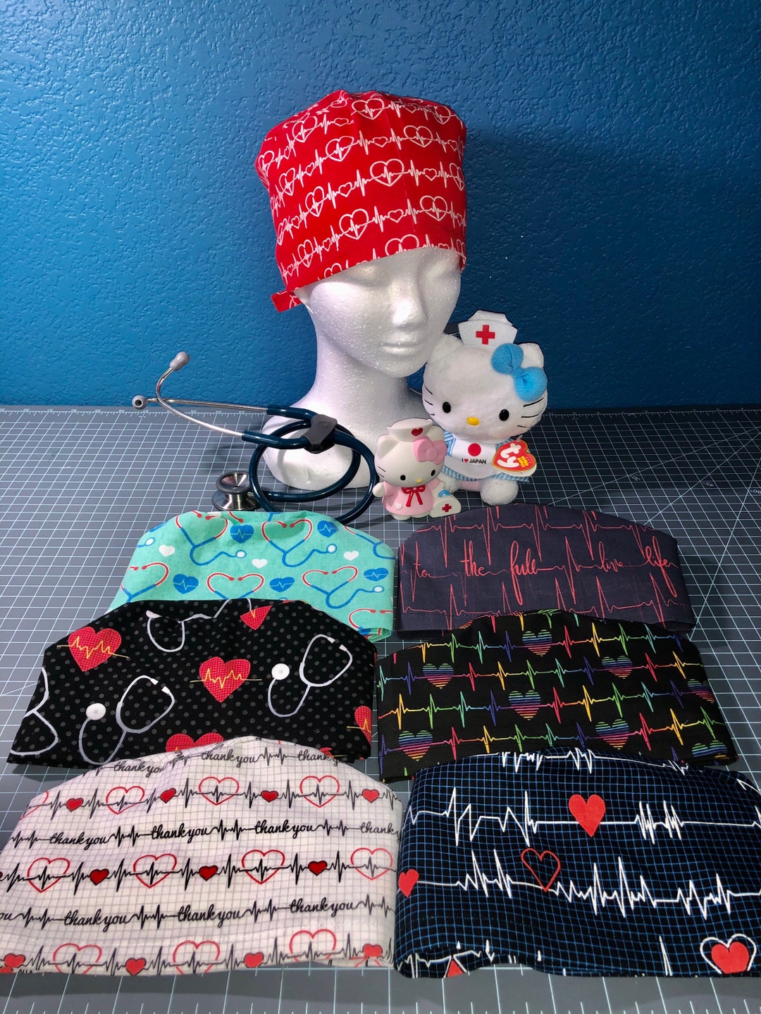 EKG Heartbeat Telemetry Tele Heart Cardiac RN Handmade Doctor - Etsy