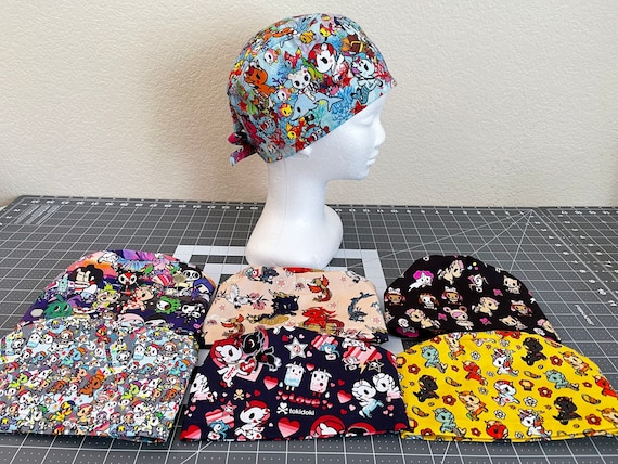 Toki Cot PT4 Scrub Hat Cap Kawaii Style Unicorno Mermicorno | Etsy