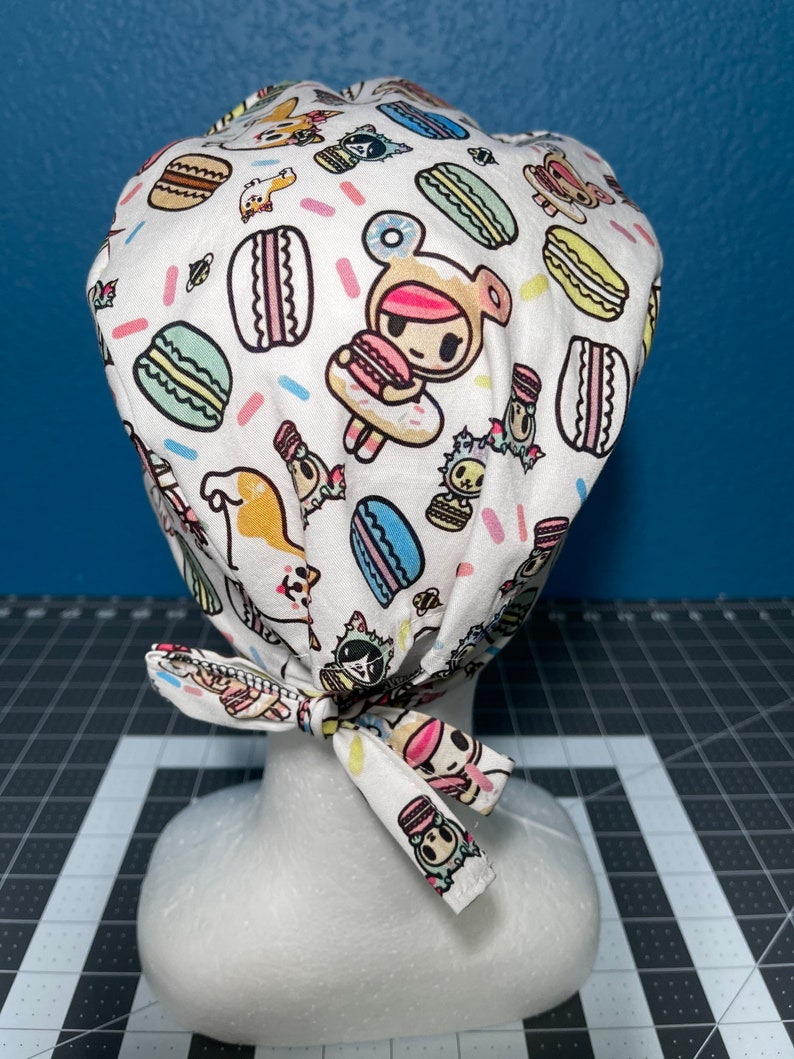 Toki Cot PT3 Scrub Hat Cap Kawaii Style Unicorn Donuts Cookie Rainbow ...