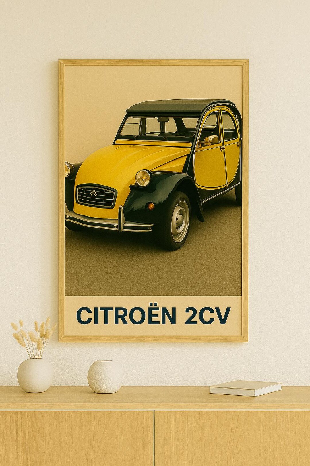 Citroën 2CV Poster | Vintage Car Wall Art (PDF Download) - Etsy