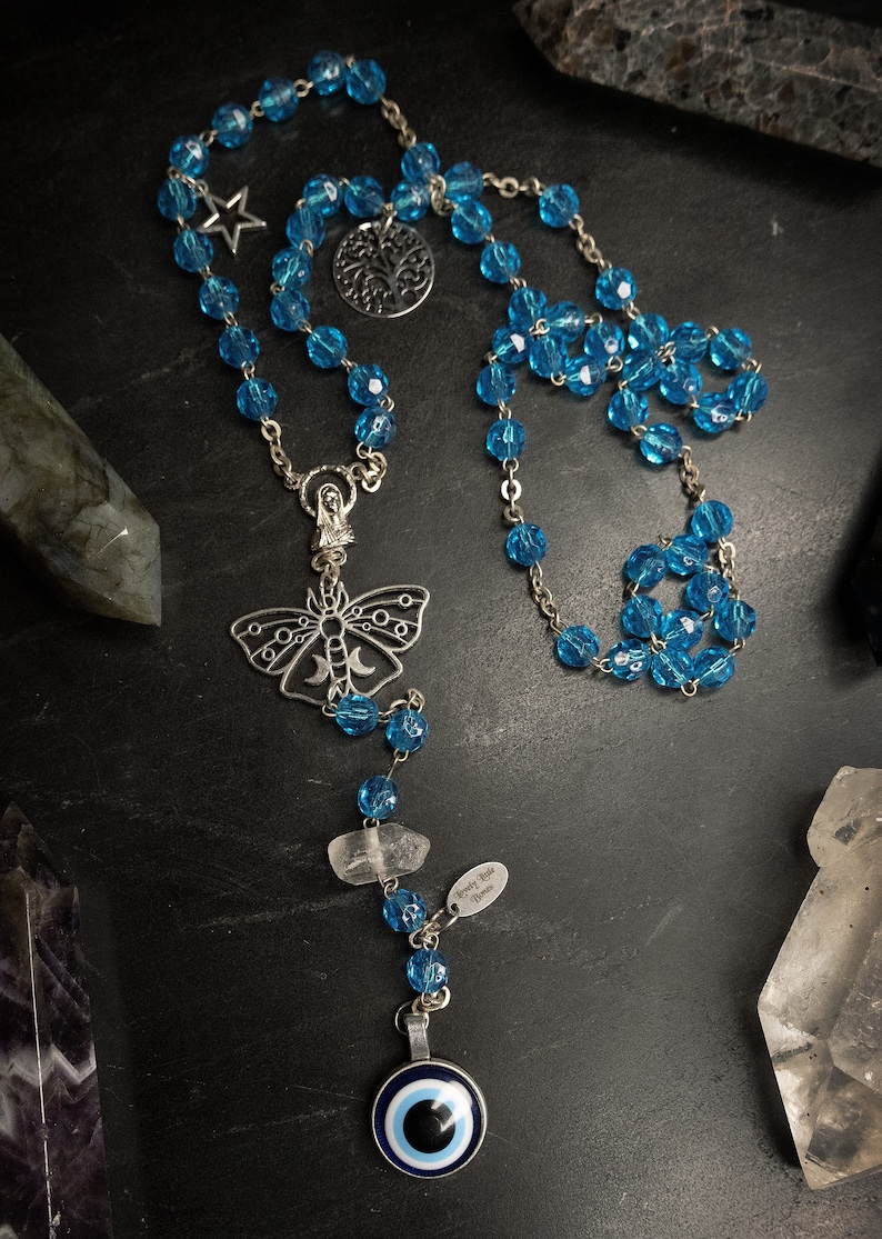 Witch's Rosary + Evil Eye - Etsy