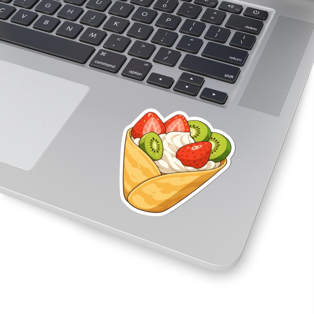 Crepe Whipped Cream Strawberries Kiwi Slices Dessert Presentation Food ...