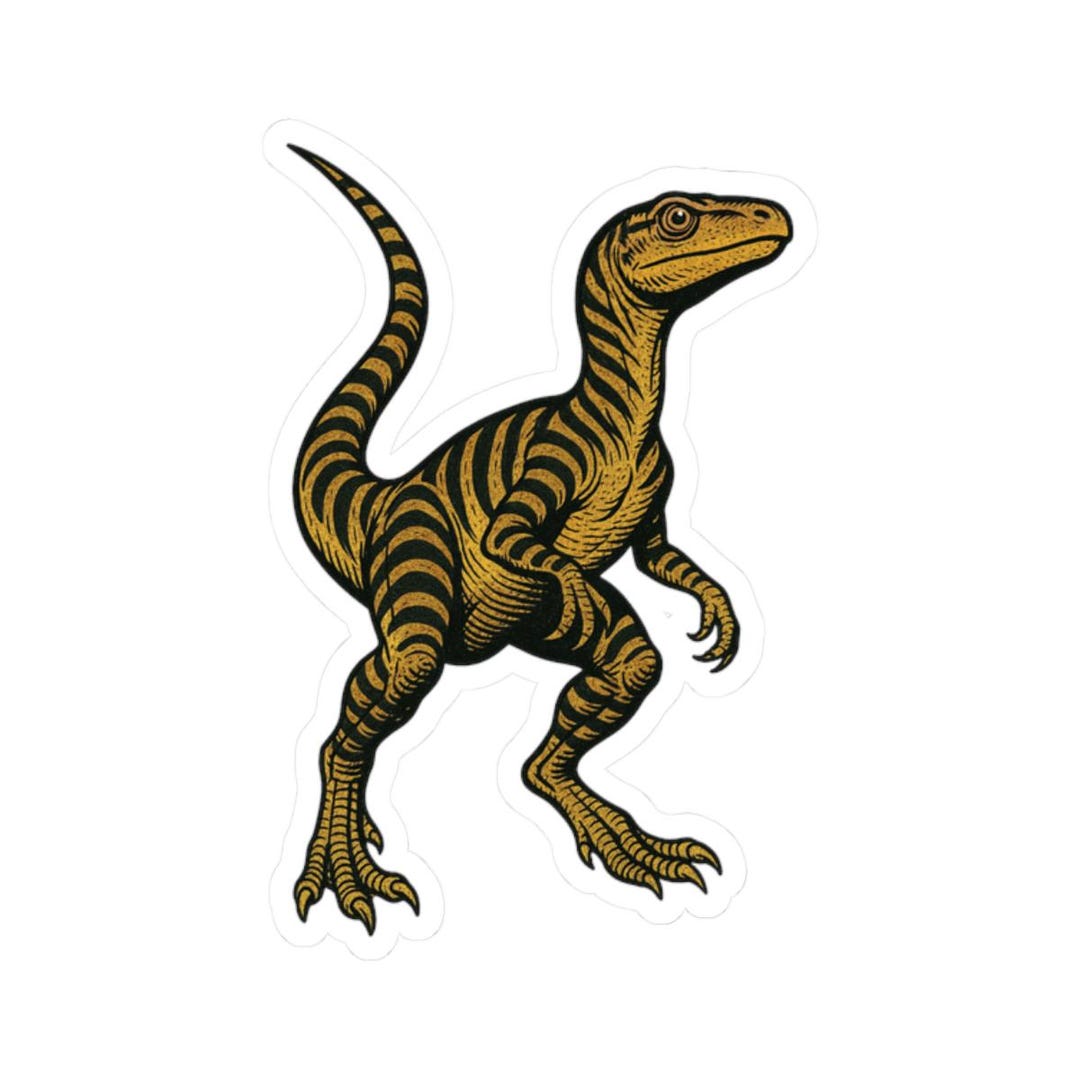 Agilisaurus Dino Revival Biopunk Comic Art Dinosaur Sticker | Cute ...