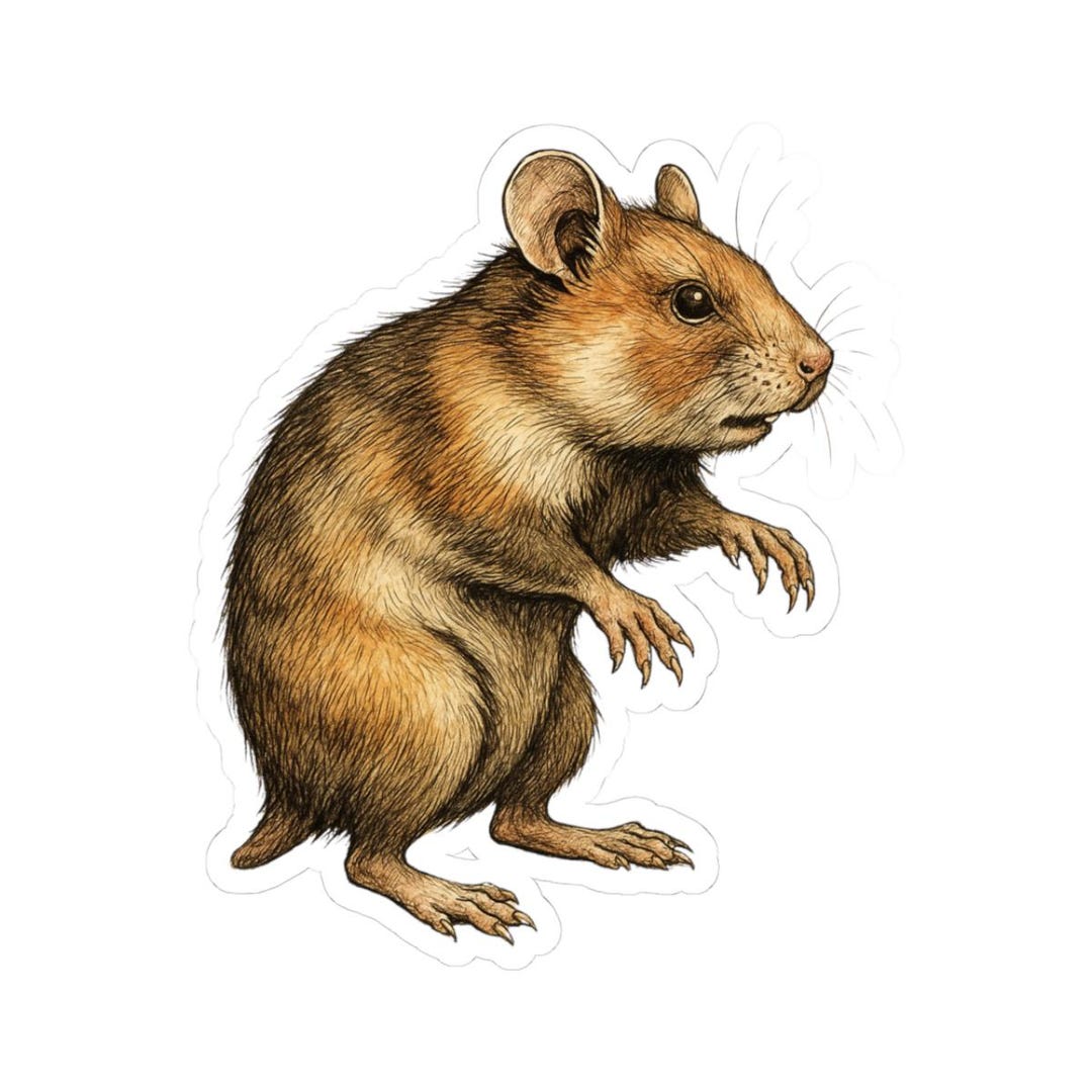 Mouse Rodent Scientific Illustration Wildlife Sticker | Biopunk ...