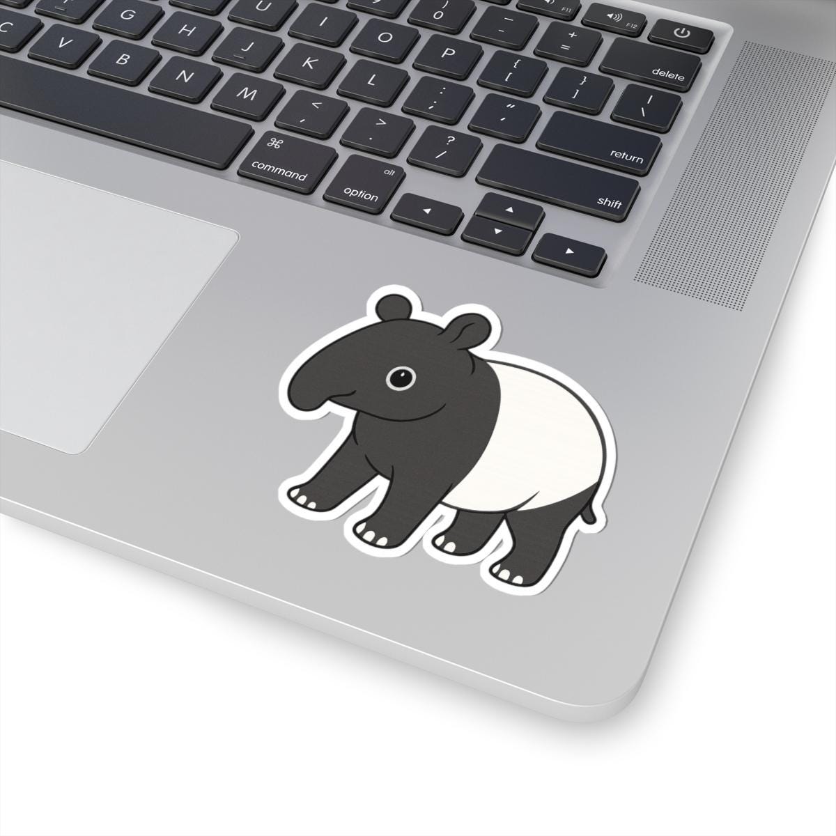 Adorable Cartoon Malayan Tapir Kawaii Animal Art Animal Sticker | Cute ...