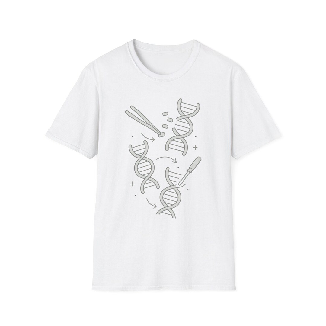 DNA Editing Schematic Gene Splicing Science Art Science Graphic T-shirt ...