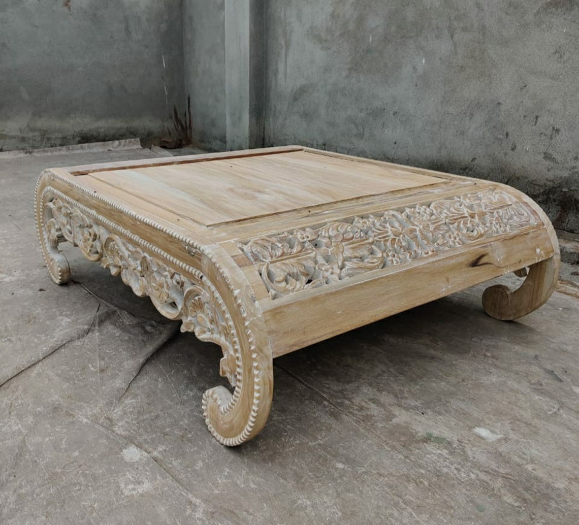 Wooden Hand Crafted Coffee Table - Etsy
