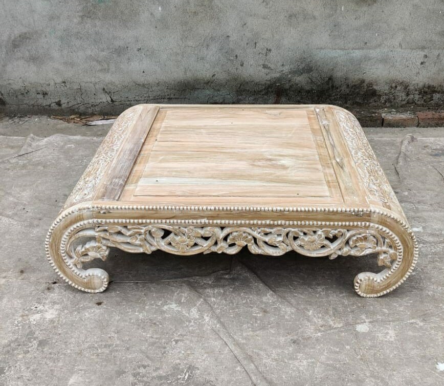 Wooden Hand Crafted Coffee Table - Etsy