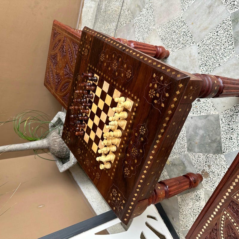 Chess Table Furniture - Etsy