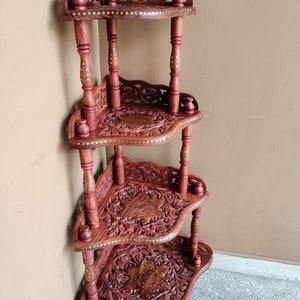 Wooden Corner Stand/ Shelve - Etsy