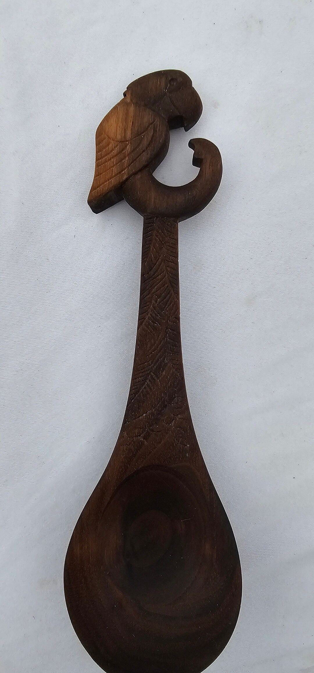 PARROT HOOK , Walnut Wood, Wooden Spoon, деревянная ложка, Made in ...