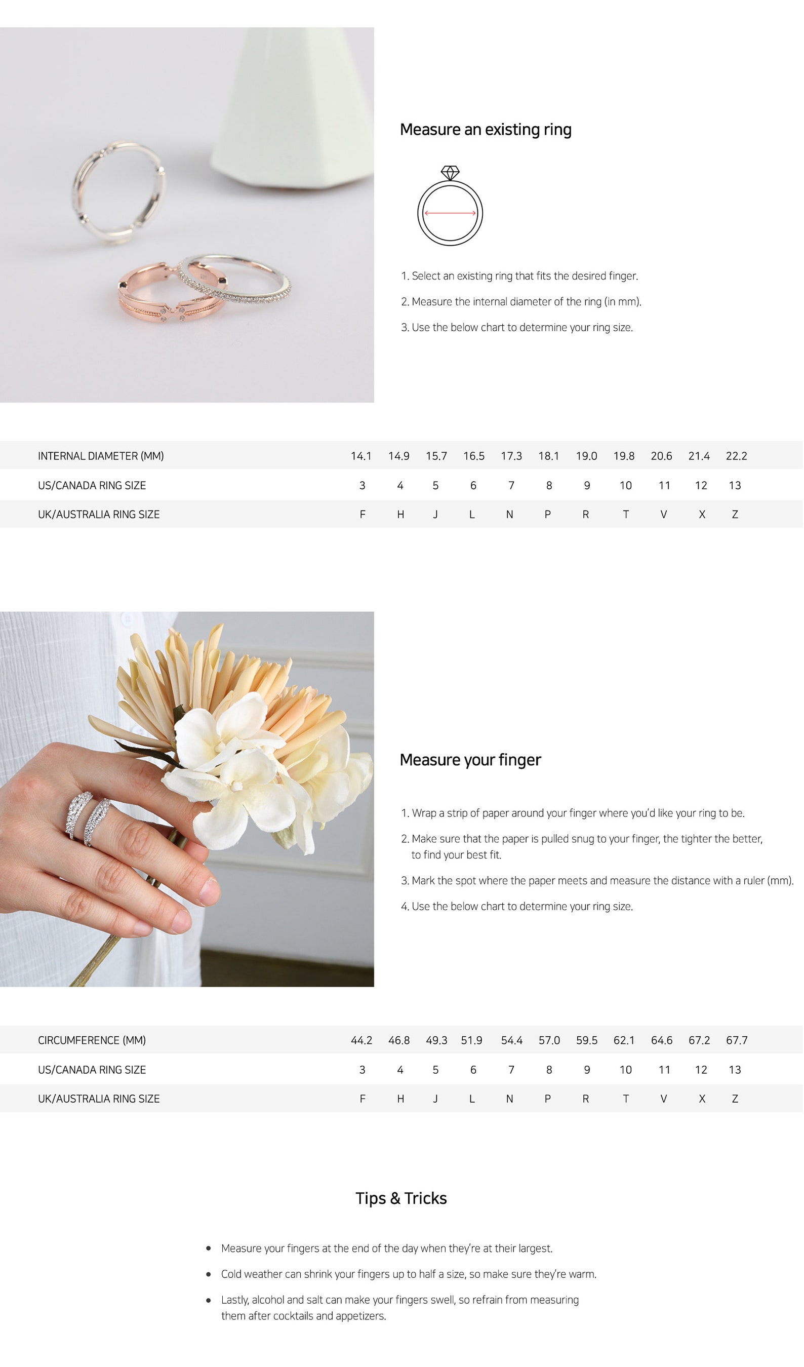 Layered Simple Design for Single Rings Sweet Combo Silver - Etsy