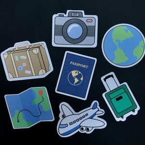 Travel Sticker Pack - Etsy