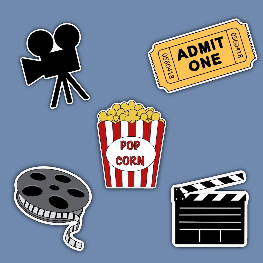 Movie Theme Sticker Pack - Etsy