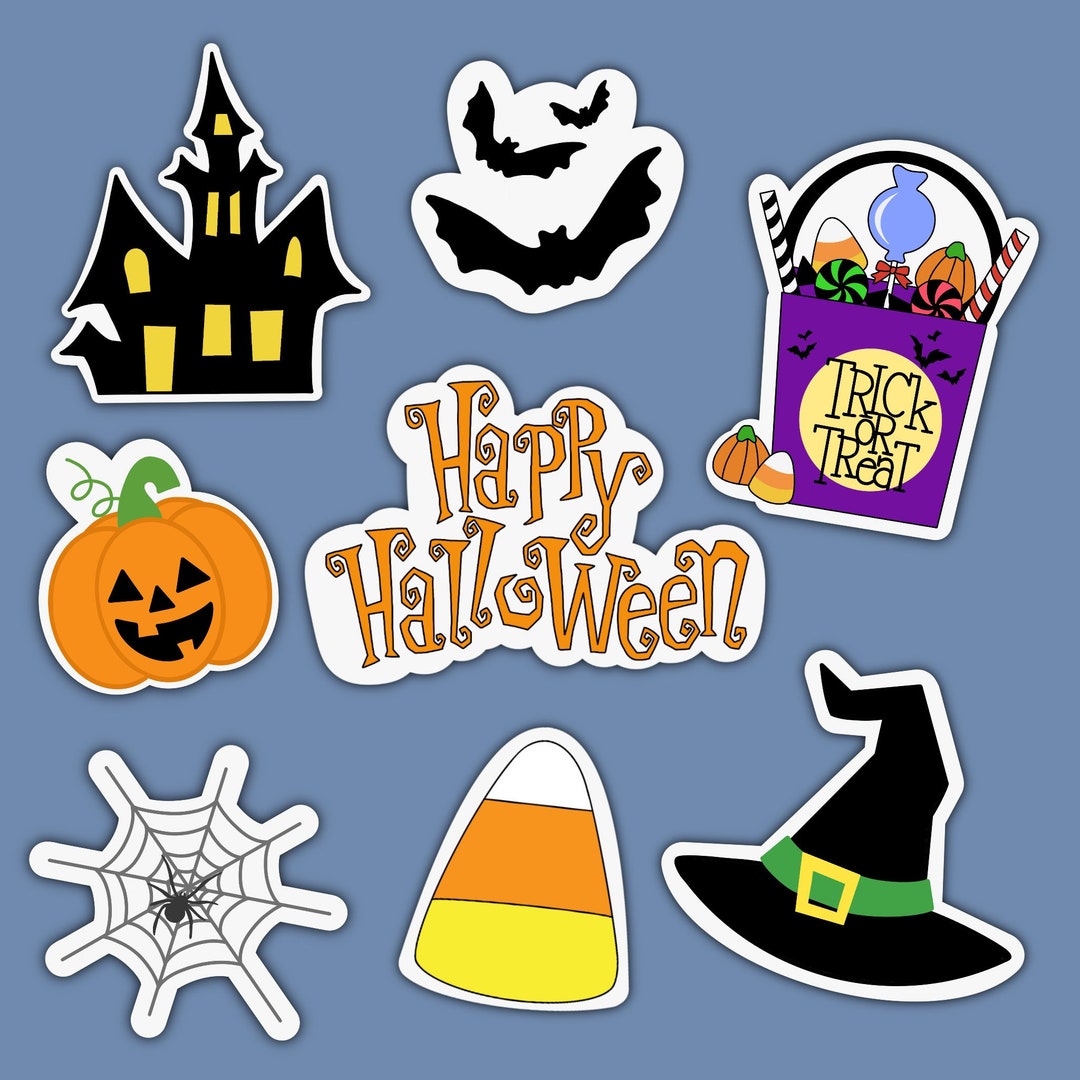 Halloween Sticker Pack - Etsy