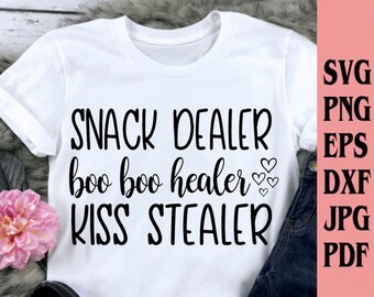 Snack Dealer momlife Svg, Jpg, Dxf and Png - Etsy