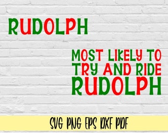 Christmas Most Likely to Png - Etsy