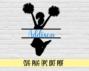 Cheerleader Frame Svg - Etsy