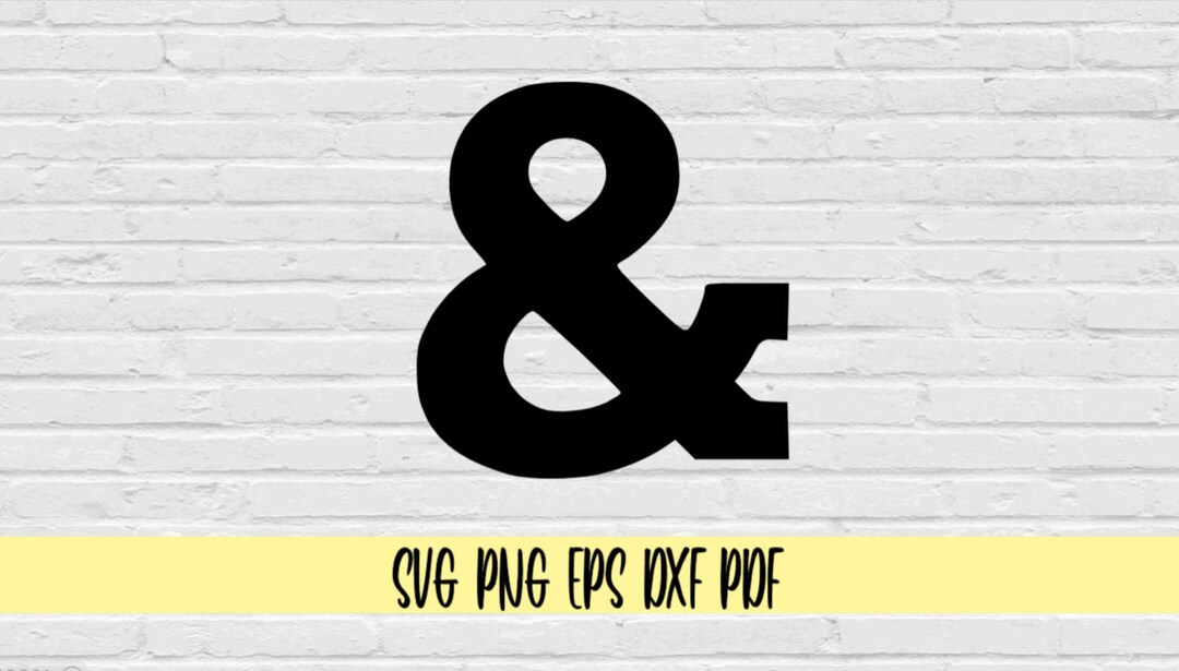 Ampersand Svg Png Eps Dxf Pdf/& Svg Png Eps Dxf Pdf/and Svg Png Eps Dxf ...
