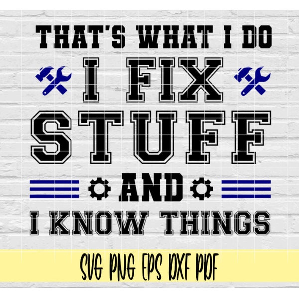 I Fix Things Svg - Etsy