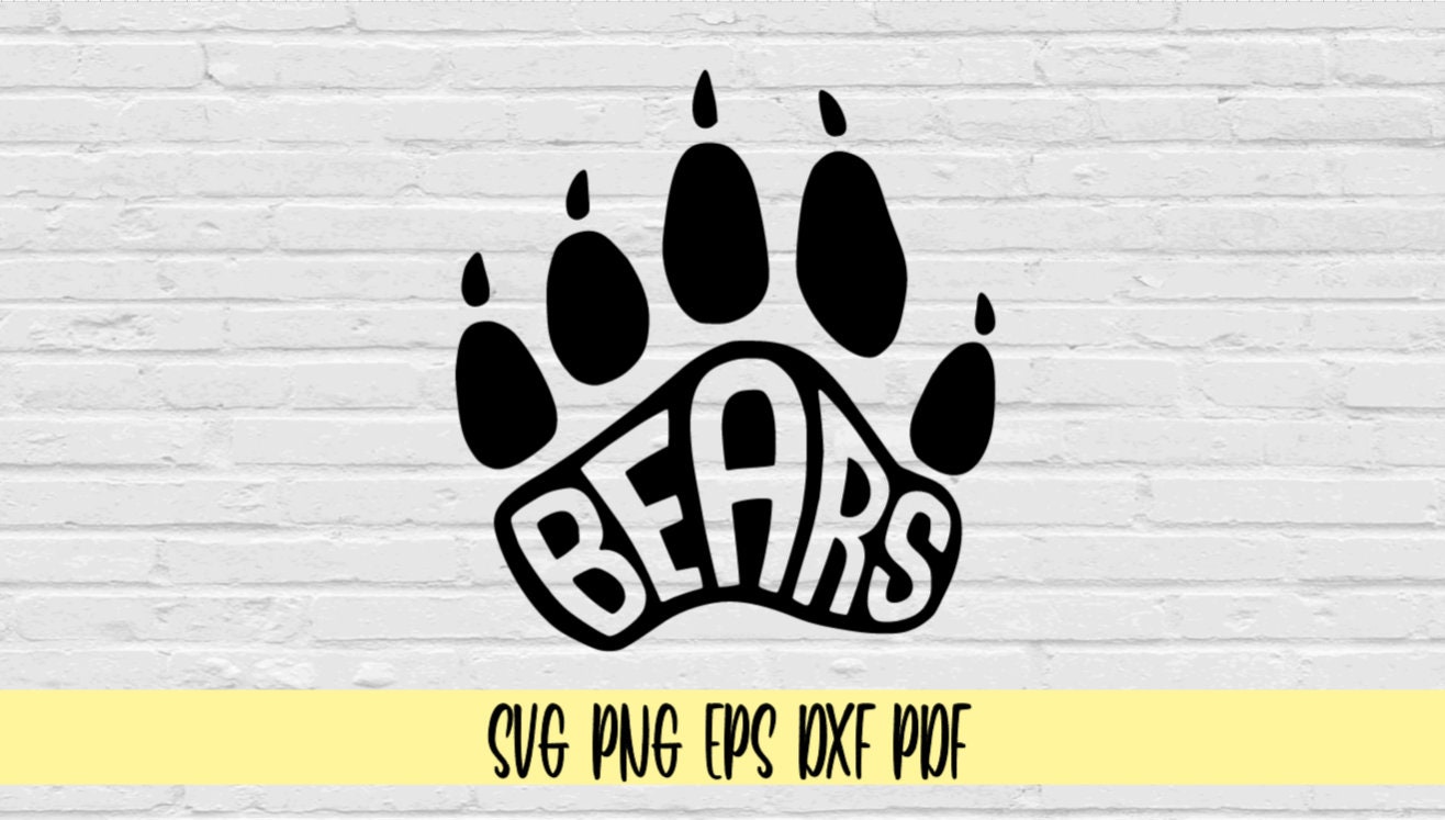 Black Bear Paw Logo