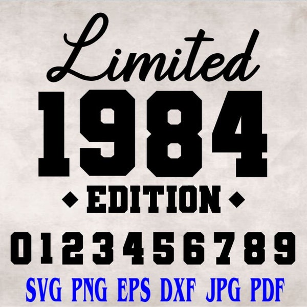 Limited Edition Svg - Etsy