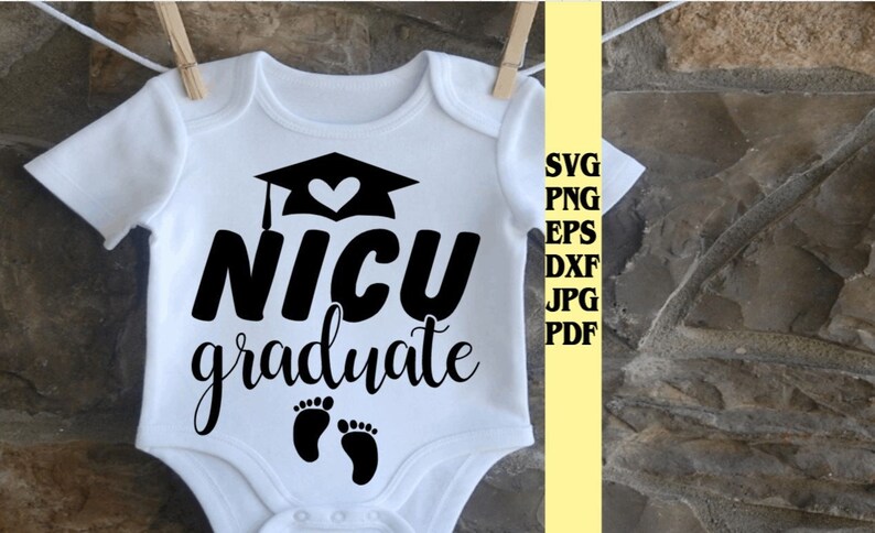 NICU Graduate Svg Png Eps Dxf Jpg Pdf/graduation Cap Svg/baby - Etsy