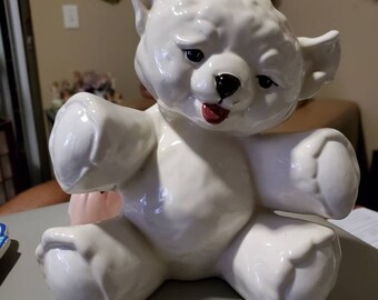 Ceramic Teddy Bear | Etsy