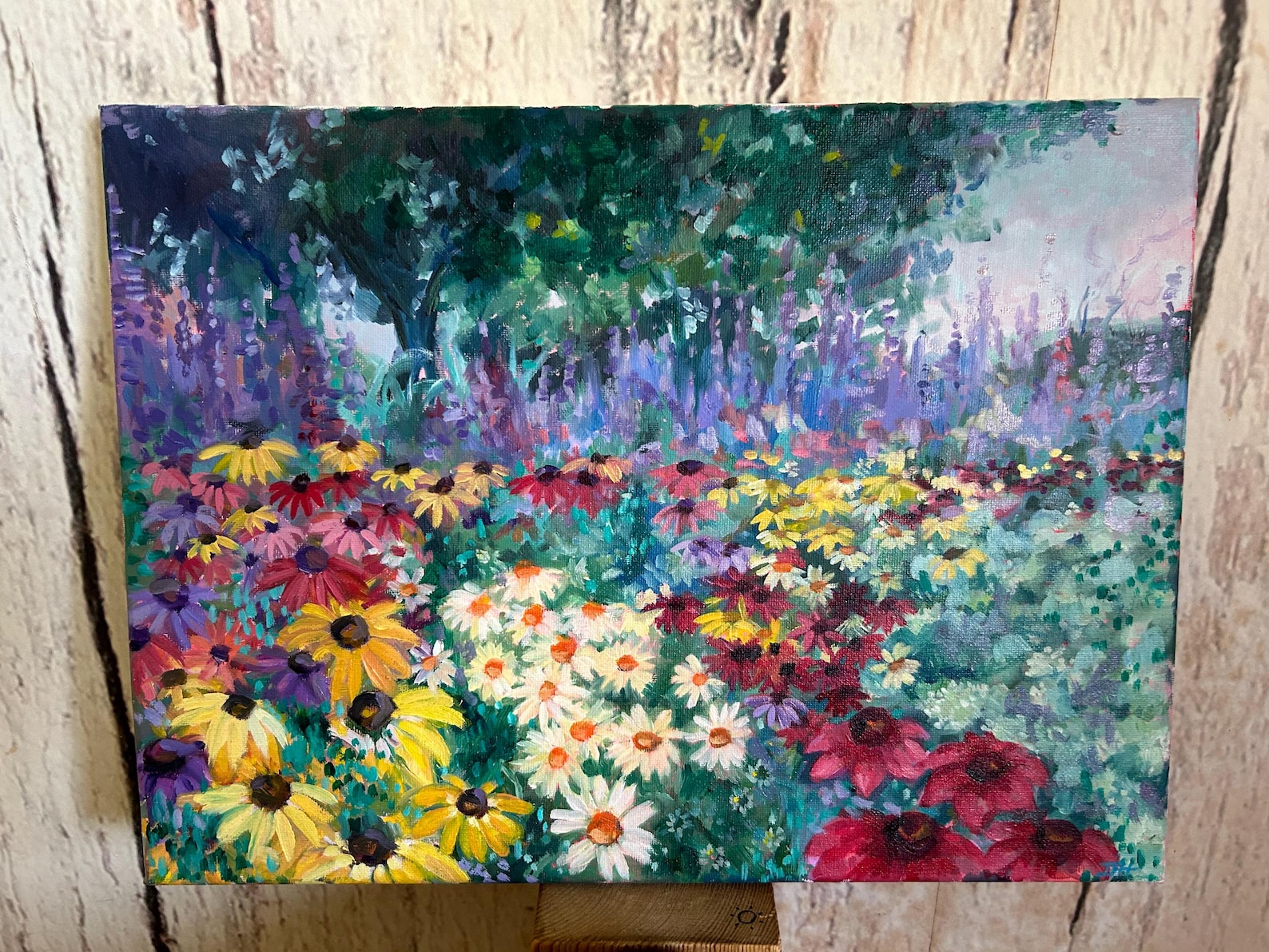 The Spring Garden Oil Painting - Etsy UK