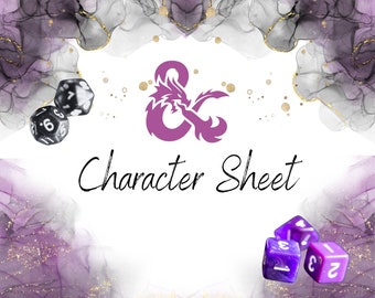 DND Barbie Themed Character Sheet PDF Printable File - Etsy