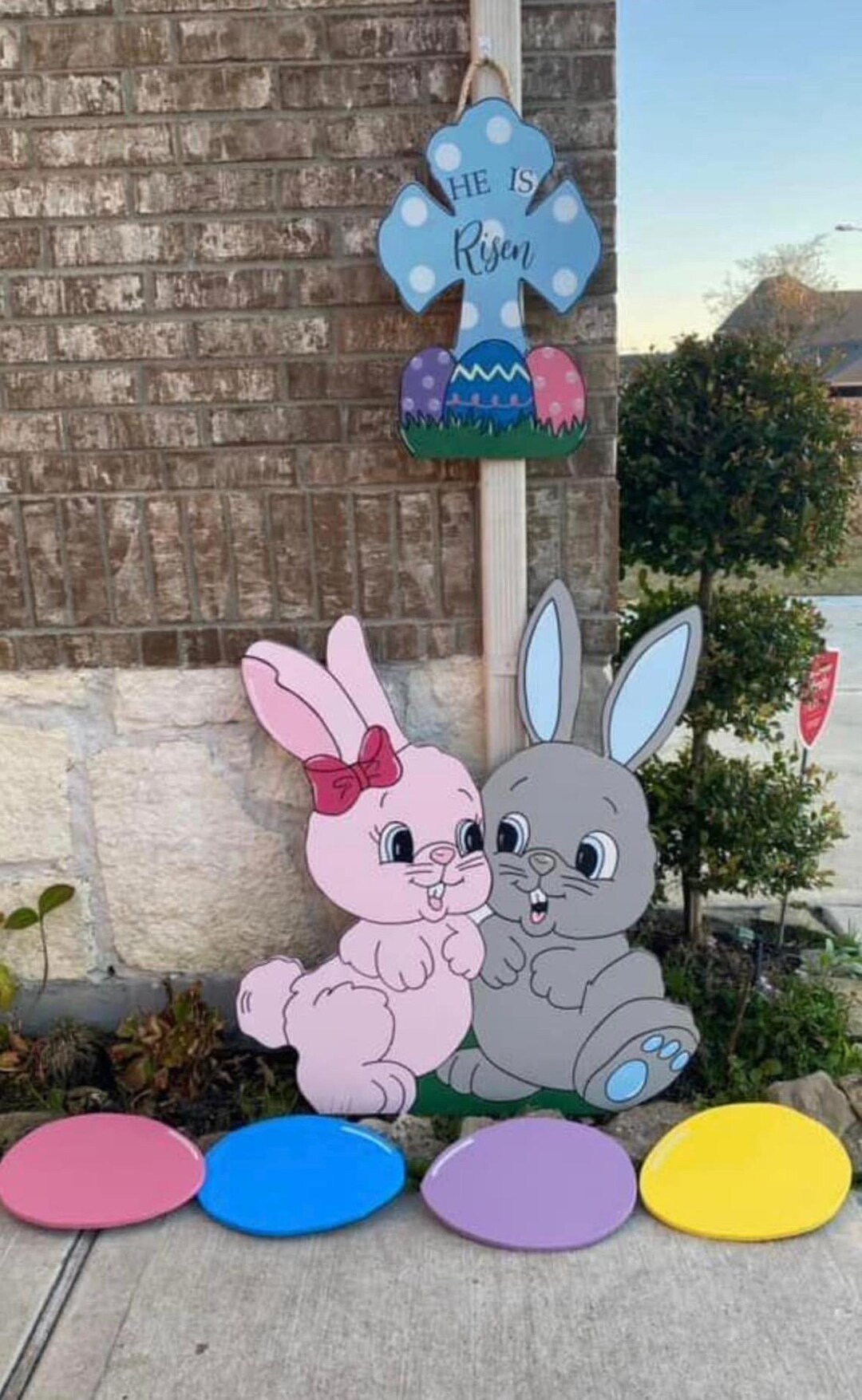 Easter Bunny Yard Art - Etsy