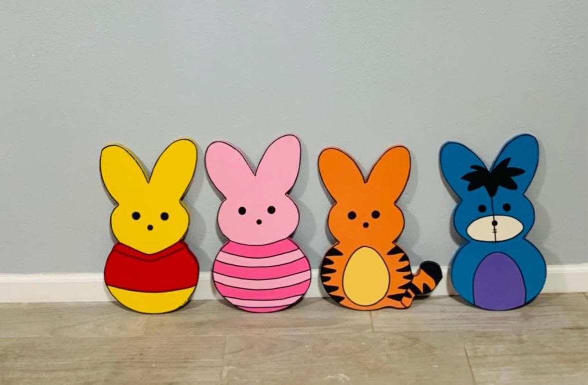 Winnie the Pooh Easter Peeps Yard Decor - Etsy