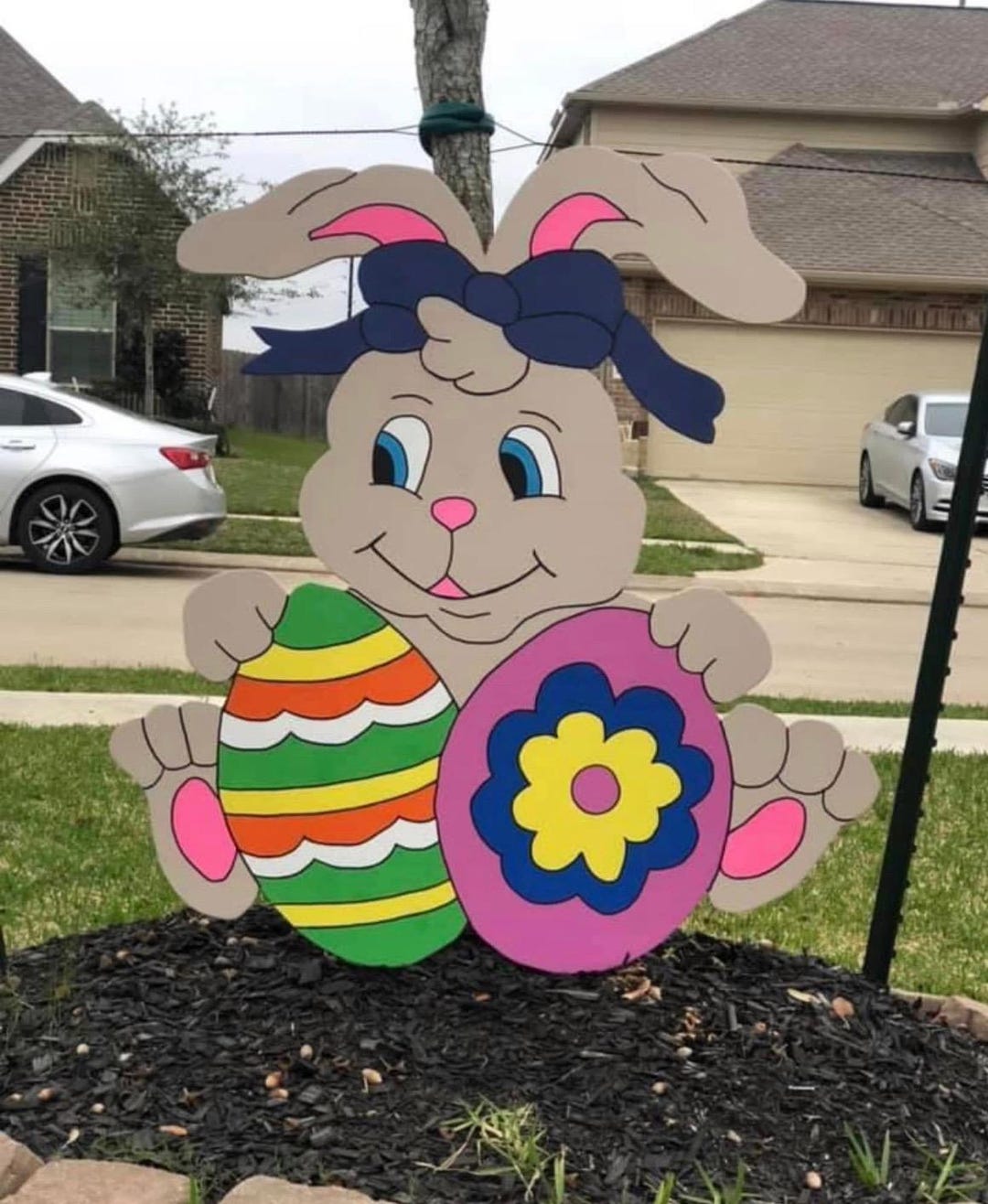 Easter Bunny Yard Art - Etsy