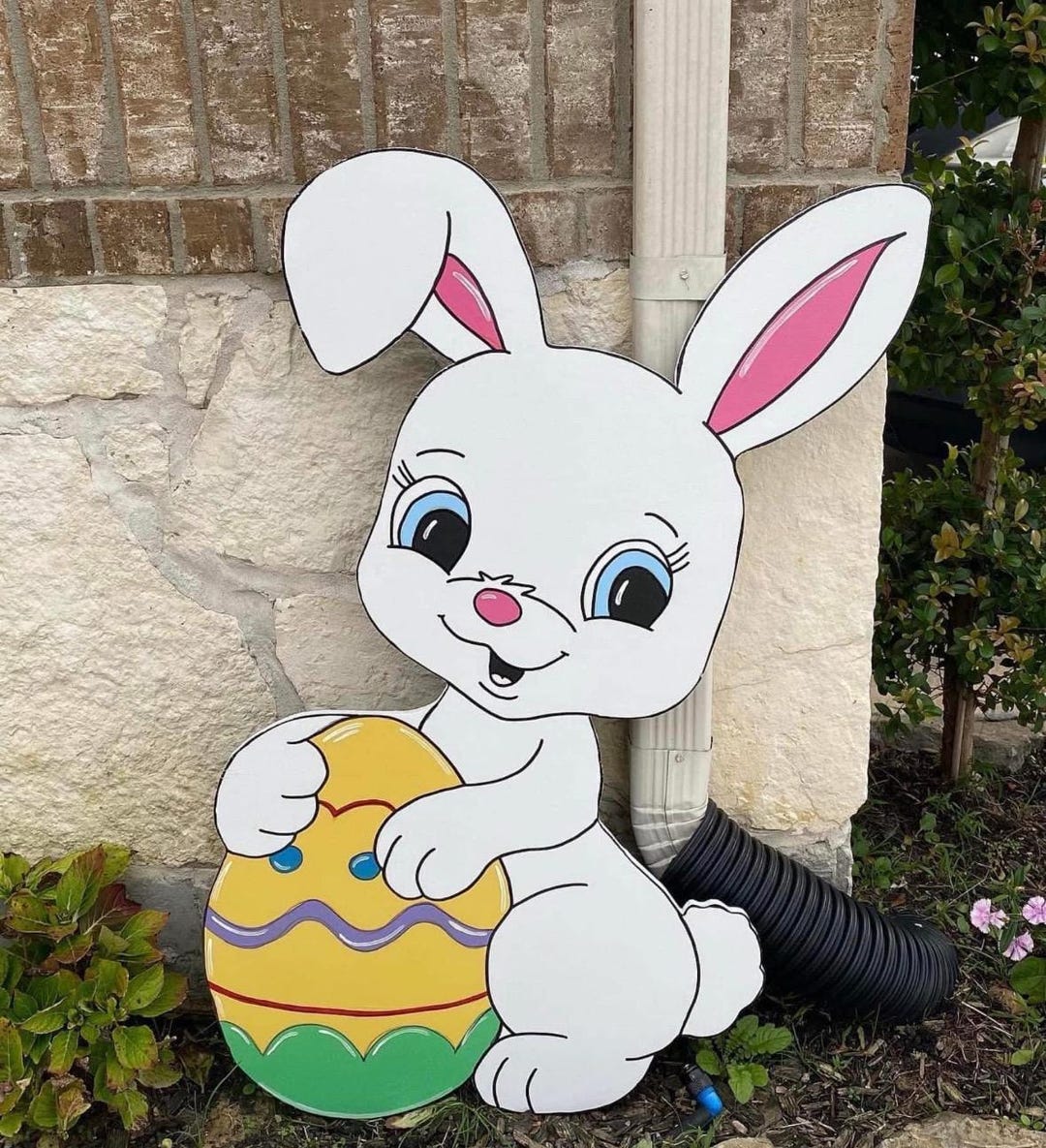 Easter Bunny Yard Art - Etsy