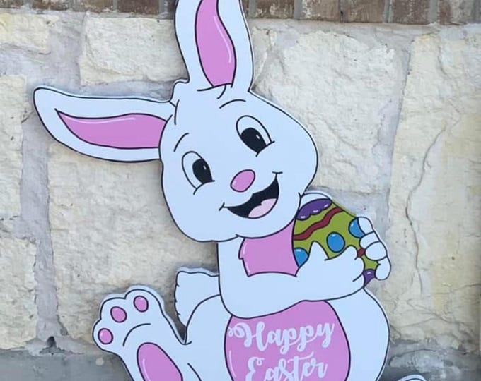 Easter Bunny Yard Art - Etsy